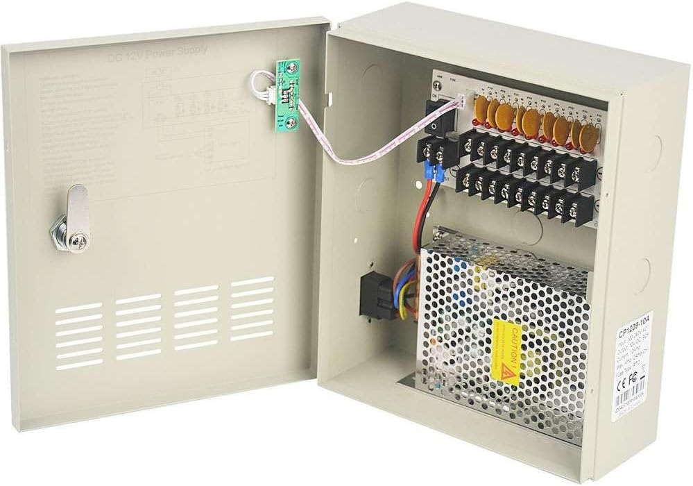 CP1209-10A-9 Coffret de distribution d'alimentation - 9sorties -12V-10A - 120W | PROTEC IT ...