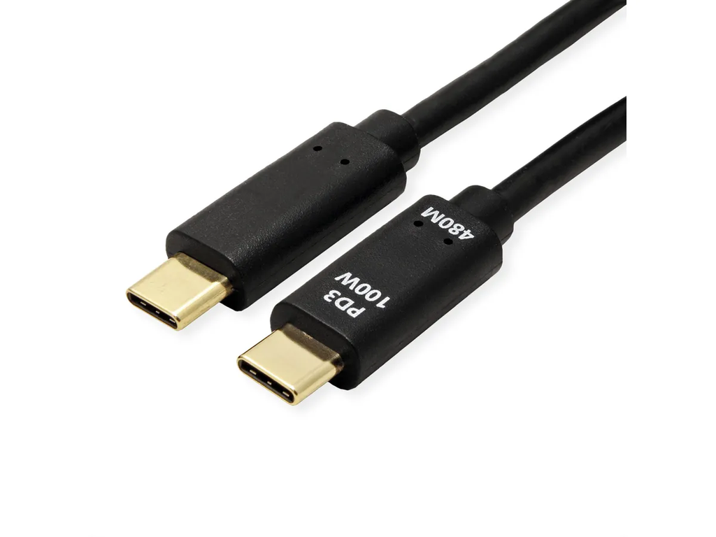 VALUE Cable USB 2.0, C–C, M/M, 100W, with Emark, black | PROTEC IT ...